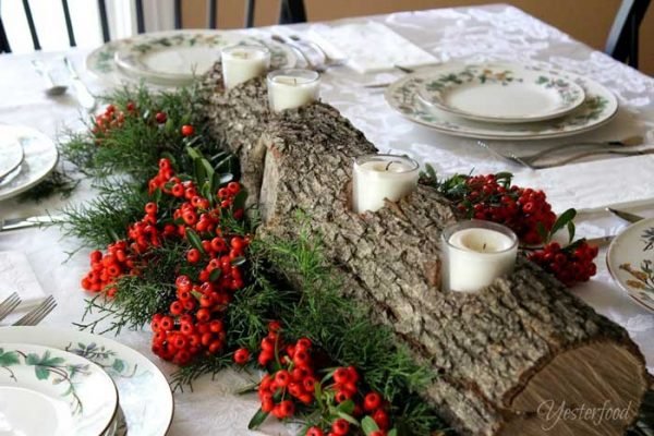 Christmas Candle Centerpieces To Make - Rustic Crafts & DIY