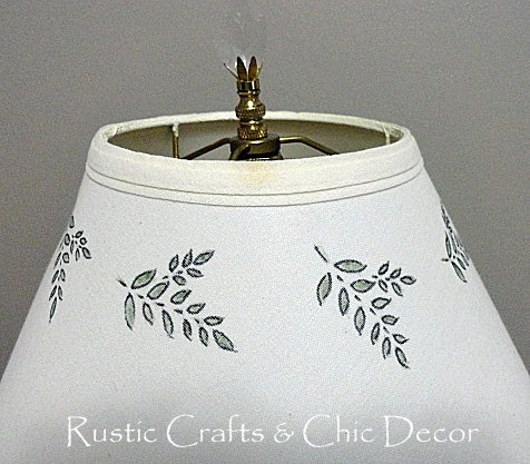 DIY Lamp Shades In A Rustic Chic Style - Rustic Crafts & Chic Decor