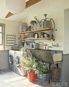Rustic Chic Laundry Room Decor - Rustic Crafts & DIY