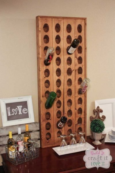 DIY Wine Racks For Your Wall - Rustic Crafts & DIY