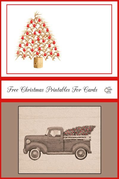 Christmas Images For DIY Cards - Rustic Crafts & DIY
