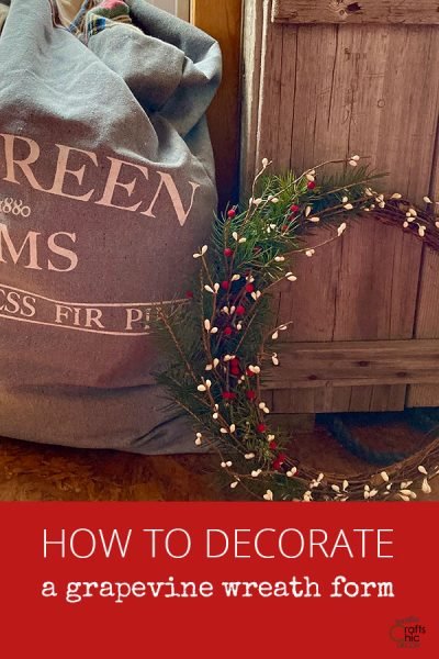 How To Decorate A Grapevine Wreath - Rustic Crafts & DIY