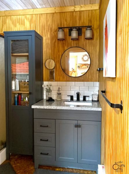 Rustic Home Bathroom Remodel - Rustic Crafts & DIY