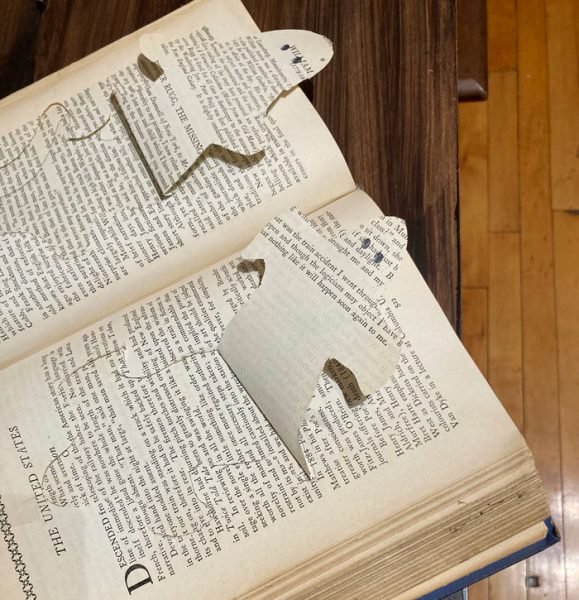 October Crafts Using Book Pages - Rustic Crafts & DIY