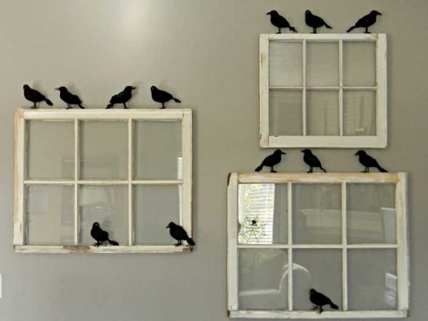 10 Old Window Decor Ideas For Fall - Rustic Crafts & DIY
