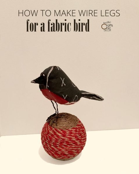 How To Make Wire Bird Legs - Rustic Crafts & DIY