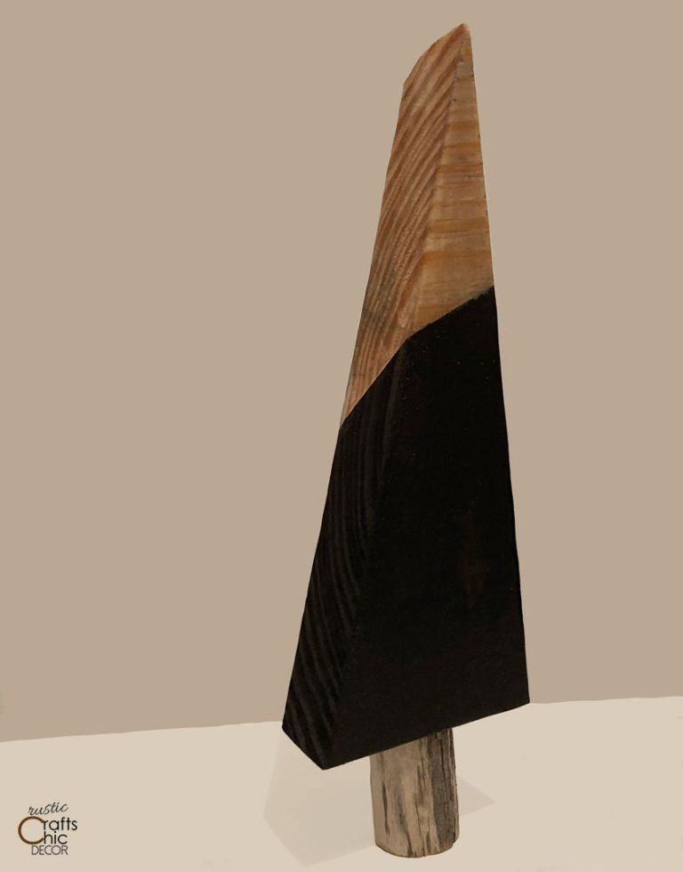 Wooden Trees Made From Scrap Wood - Rustic Crafts & DIY